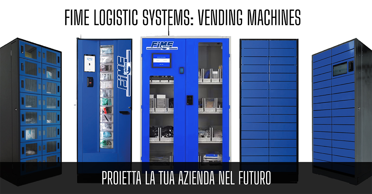 Distributori automatici di DPI e materiali di consumo